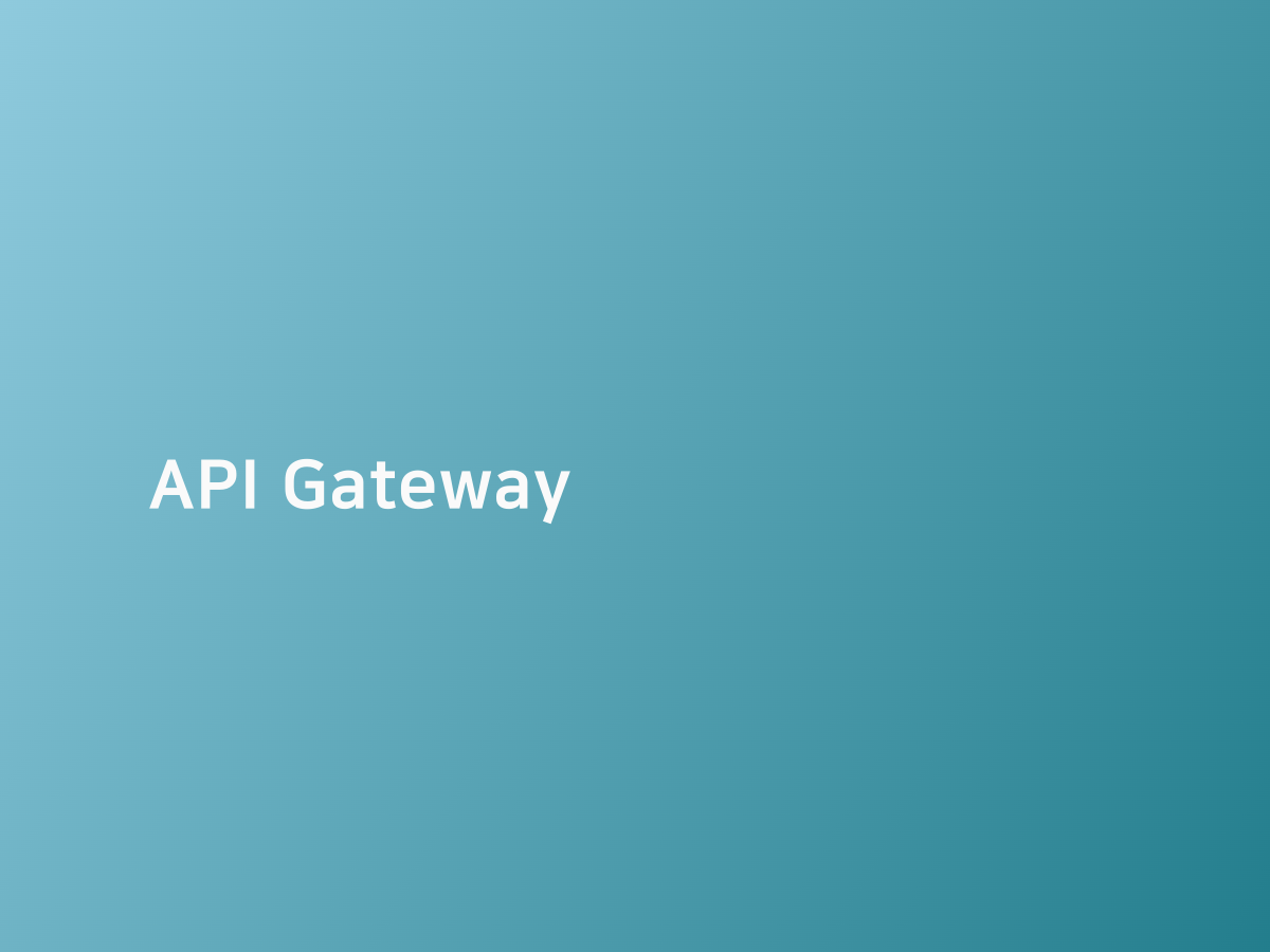 API Gateway | 코드너리