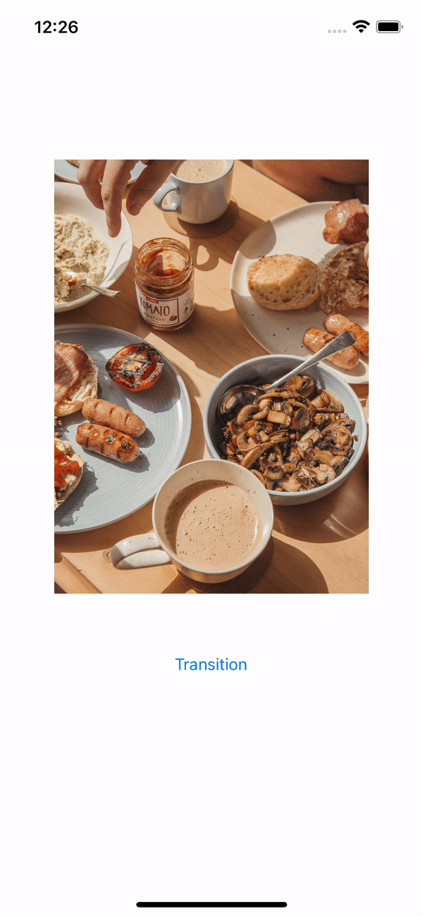 iOS) UIView 에 transition animation 적용해보기 | 코드너리