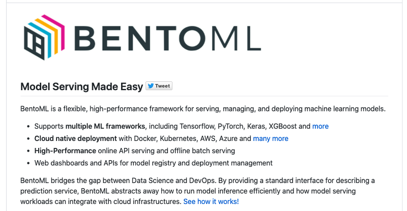 BentoML이란? 사용법과 example 정리 - 머신러닝(machine learning) 모델을 API로 serving하기 | 코드너리