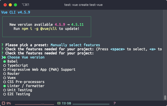 (3) Vue init & ESLint, Prettier 설정 | 코드너리